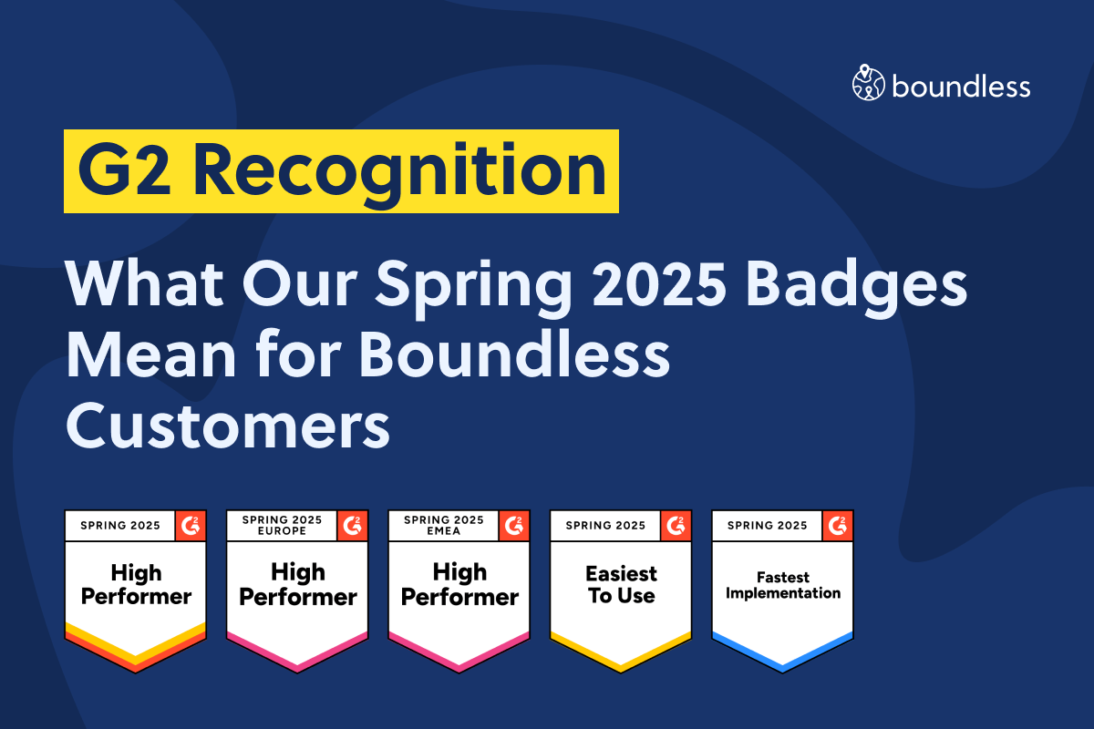 Boundless earns new badges in G2’s spring 2025 reports - Boundless EOR